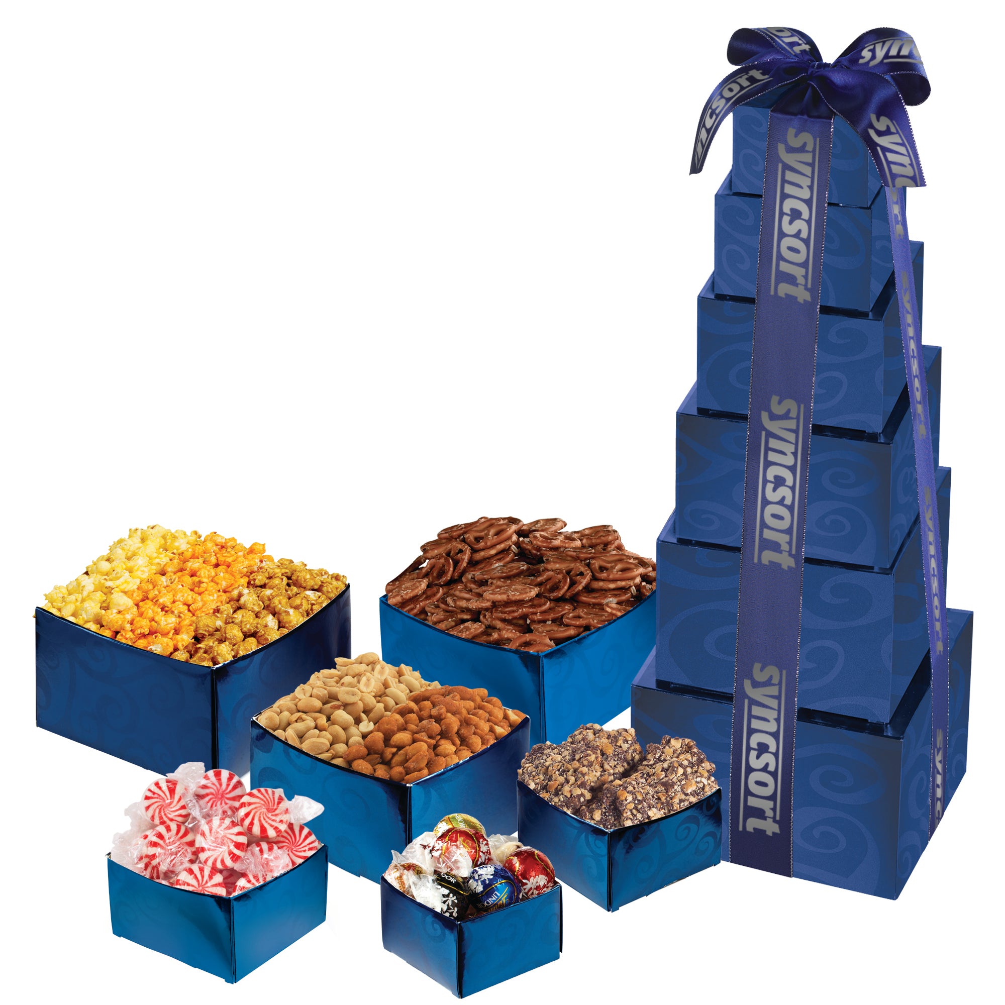 Contemporary Celebration Snack Tower – MIDNITE SNAX