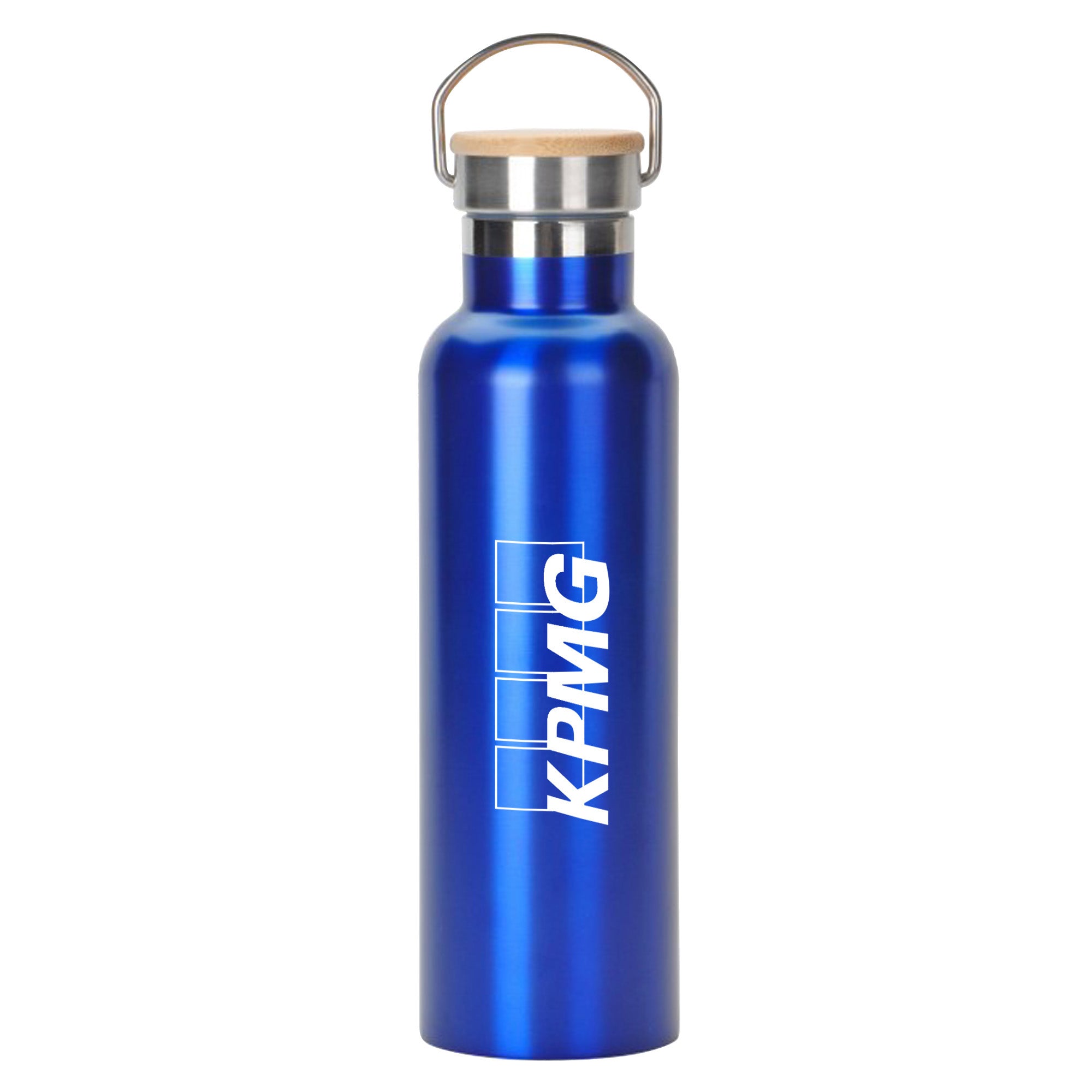 Water Botttle w/ Bamboo Lid - 20 oz. – MIDNITE SNAX