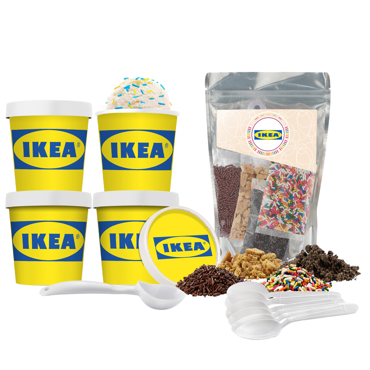 Corporate Color Creations with Ice Cream Topping Kit - Ice Cream Bundl ...